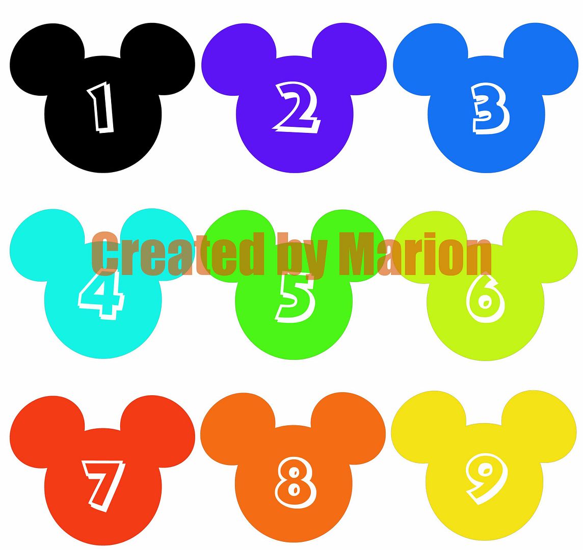 Mickey Heads with Numbers?? | The DIS Disney Discussion Forums ...